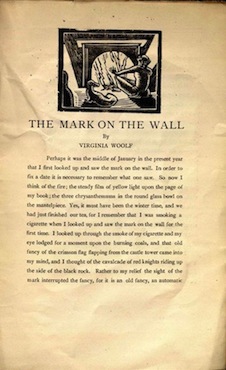 The Mark on the Wall – Reconstructionary Tales